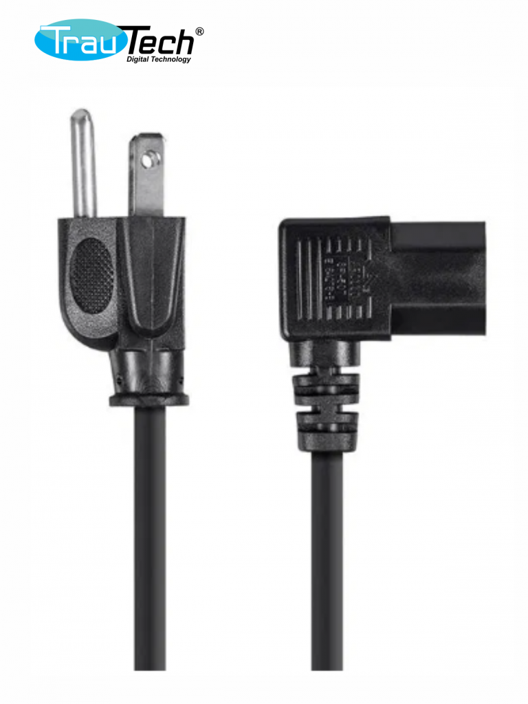 CABLE DE PODER TIPO L 90 GRADOS DE 1.80 METROS CALIBRE 3X18AWG 10A ...