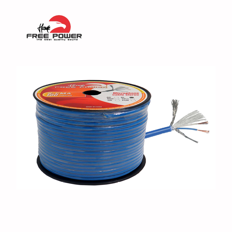 ROLLO X 100 METROS DE CABLE PARA MICROFONO ESTEREO 128 HILOS OD. 6.0MM ...